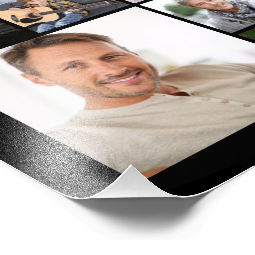 Birthday Photo Collage YEARS IN THE MAKING | Zazzle