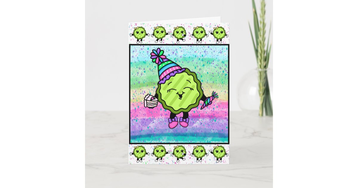 Birthday Pickle | Funny Pickle Card | Zazzle
