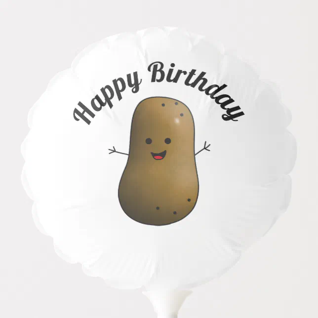 Birthday Potato Balloon | Zazzle