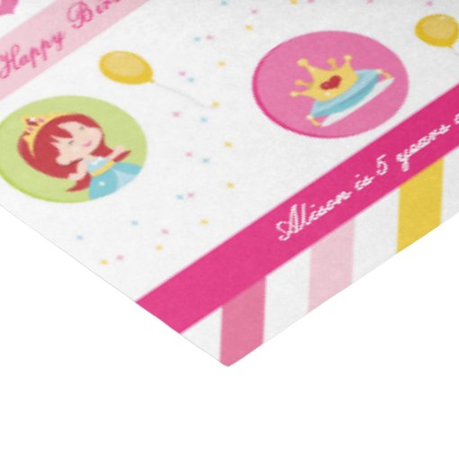 Birthday Princess Tissue Paper | Zazzle