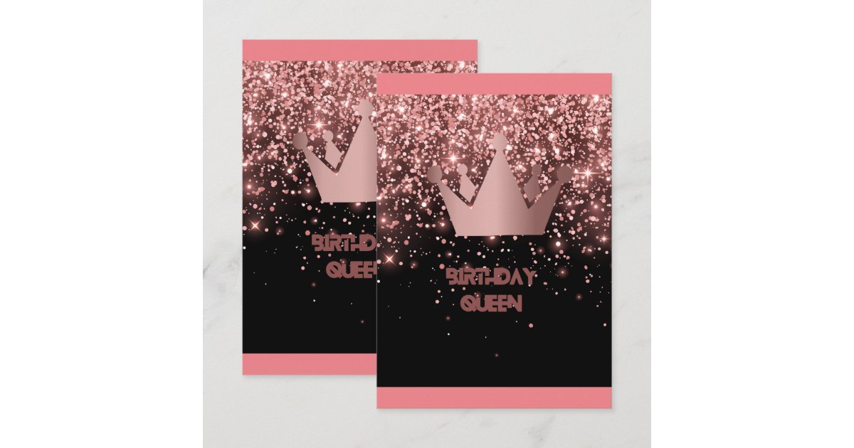 birthday queen invitation | Zazzle