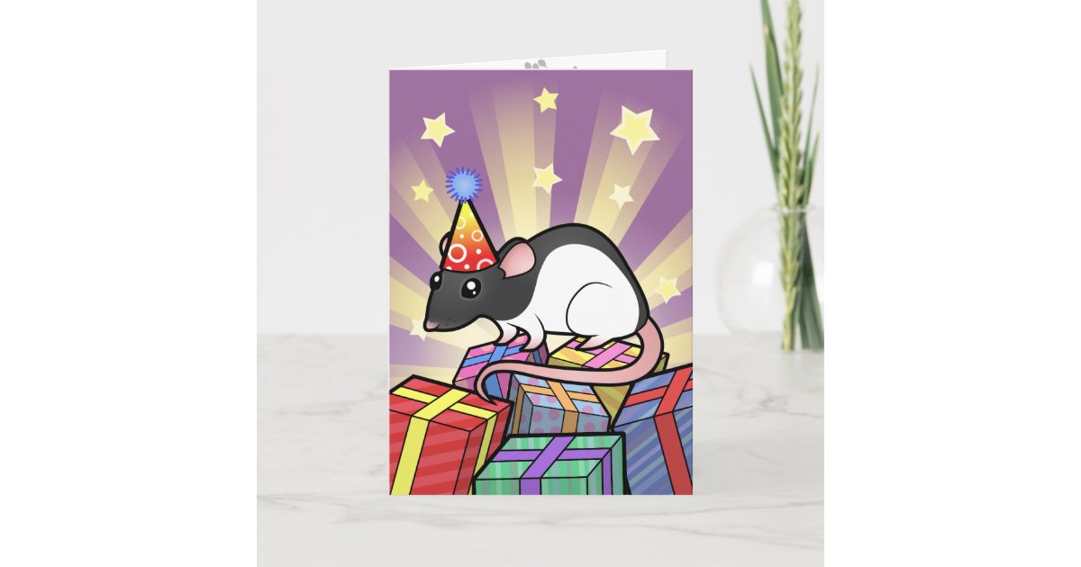 Birthday Rat Card | Zazzle.com