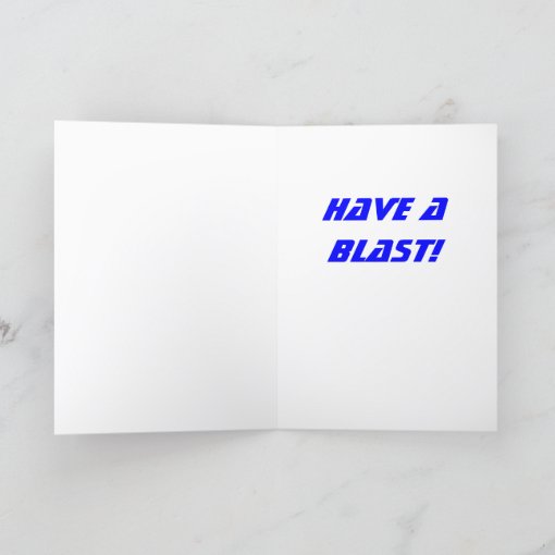 Birthday Rocketship Card | Zazzle