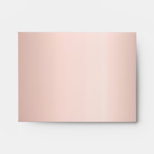 Birthday rose gold glitter drips pink monogram envelope | Zazzle