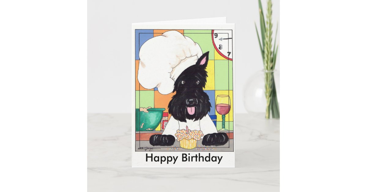 BIRTHDAY SCOT CARD | Zazzle