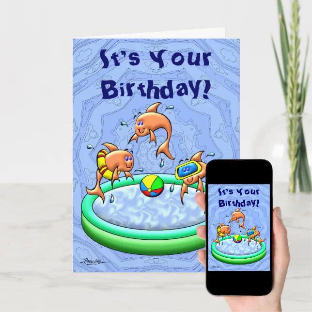 Birthday Splash Card | Zazzle