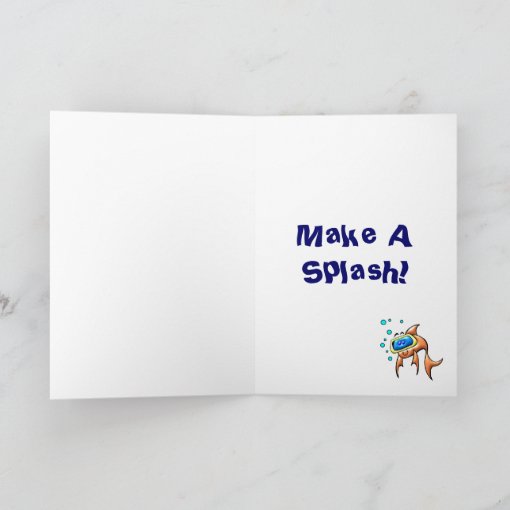 Birthday Splash Card | Zazzle