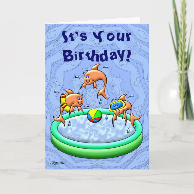 Birthday Splash Card | Zazzle