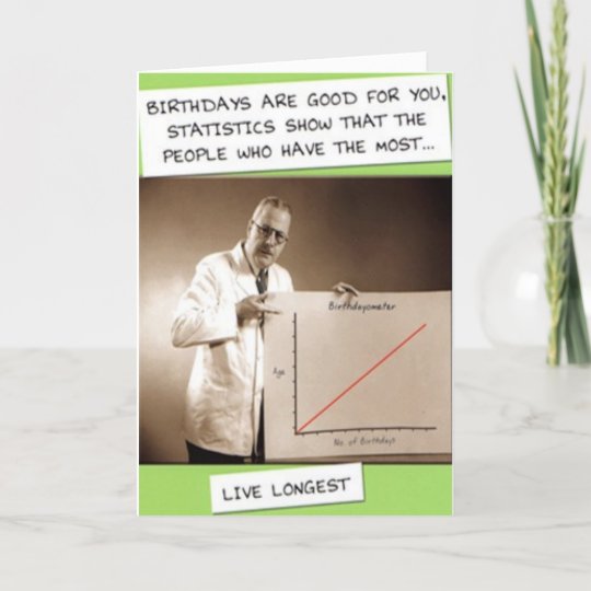 BIRTHDAY STATISTICS CARD | Zazzle.com