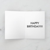 BIRTHDAY STATISTICS CARD | Zazzle