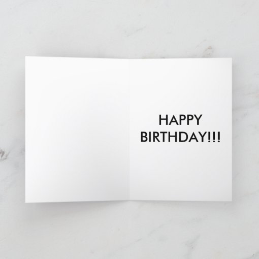 BIRTHDAY STATISTICS CARD | Zazzle
