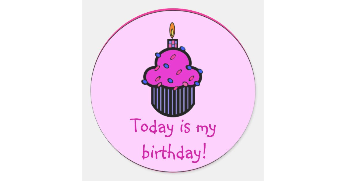 Birthday Sticker | Zazzle