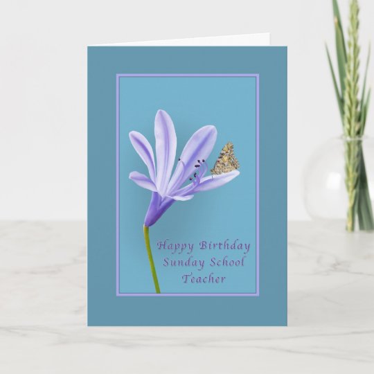Birthday, Sunday School Teacher, Religious Card | Zazzle.com