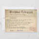 Birthday Telegram Invitation | Zazzle