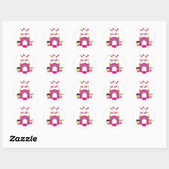 Birthday Thank You Stickers | Zazzle