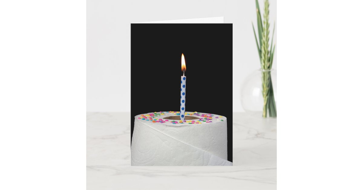 Birthday Toilet Paper Card | Zazzle