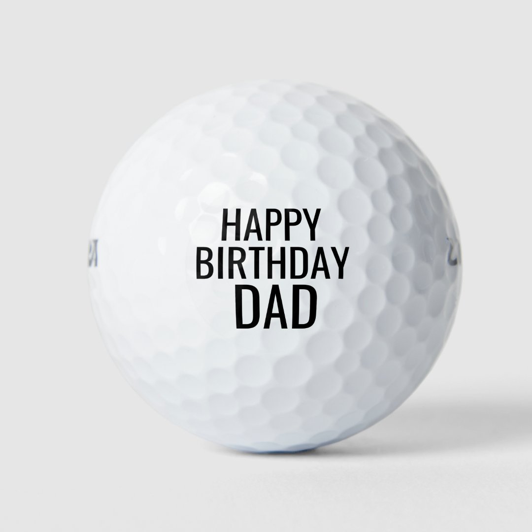 Birthday Wedding Golf Balls - Golf Birthday | Zazzle