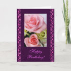 Formal Birthday Wishes Card | Zazzle.com