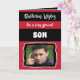 Birthday wishes special son red card | Zazzle