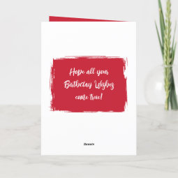 Birthday wishes special son red card | Zazzle