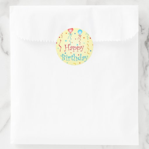 Birthday wishes - Sticker | Zazzle