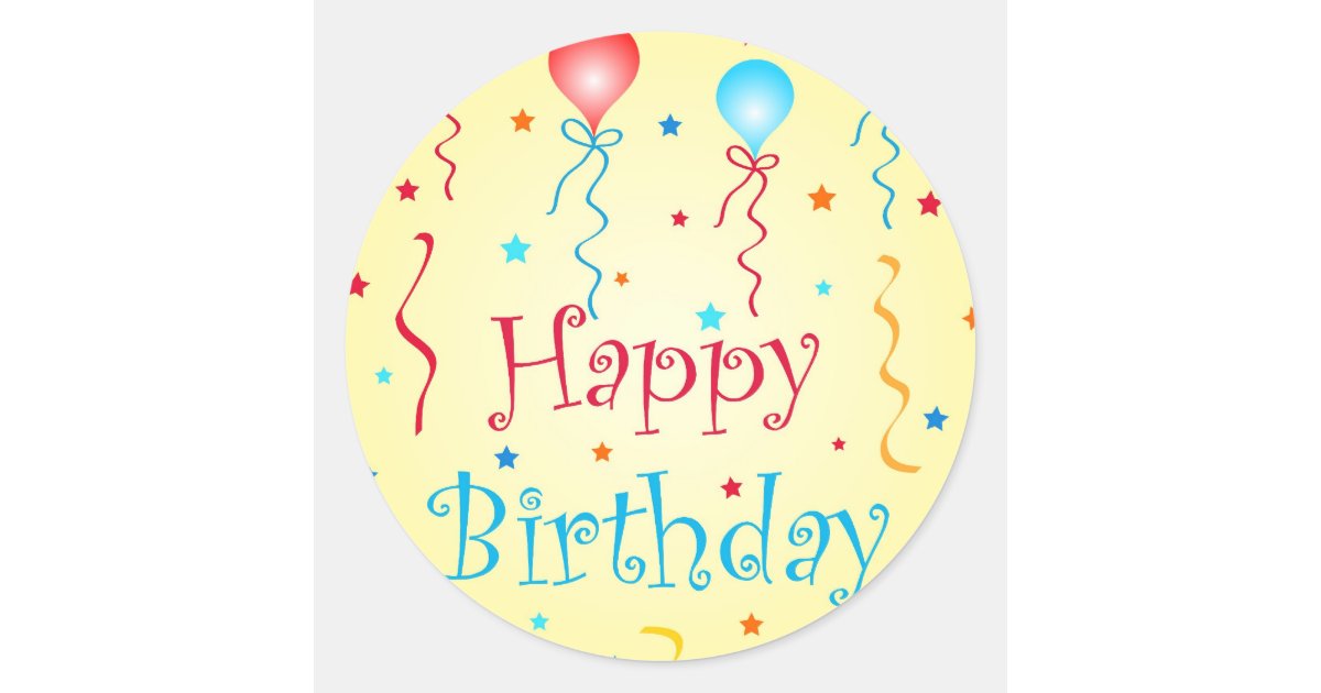 Birthday wishes - Sticker | Zazzle.com