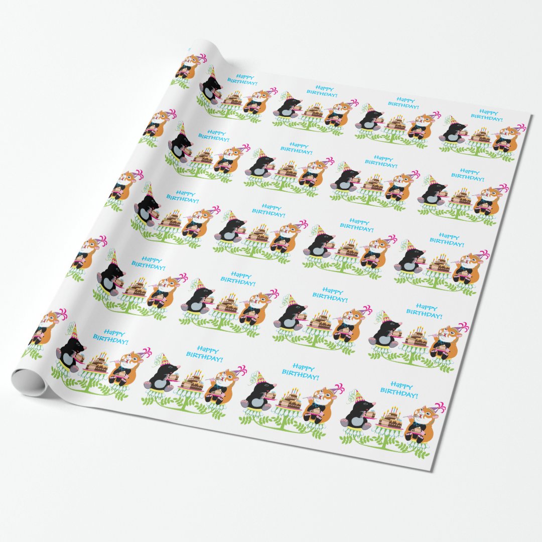 birthday wrapping paper | Zazzle