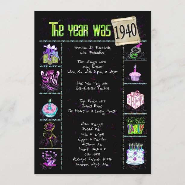 1940s Invitations | Zazzle
