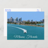 Biscayne Bay Miami Beach Florida Postcard | Zazzle