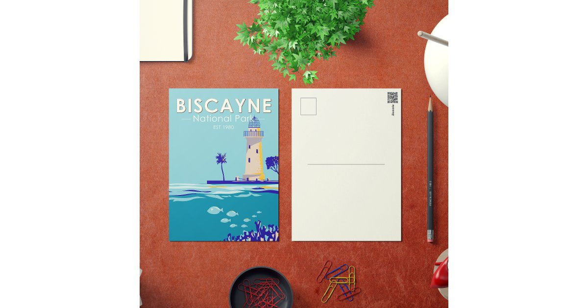 Biscayne National Park Boca Chita Key Vintage Postcard | Zazzle