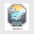 Biscayne National Park Florida Emblem Sticker | Zazzle