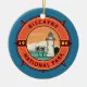 Biscayne National Park Retro Compass Emblem Ceramic Ornament | Zazzle