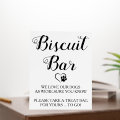 Biscuit Bar Pet Dog Treat Wedding Favor Sign | Zazzle