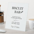 Biscuit Bar Sign | Dog Treat Wedding Favors Sign | Zazzle