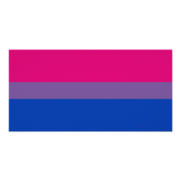 Bisexual Bi Pride Flag Card | Zazzle.com