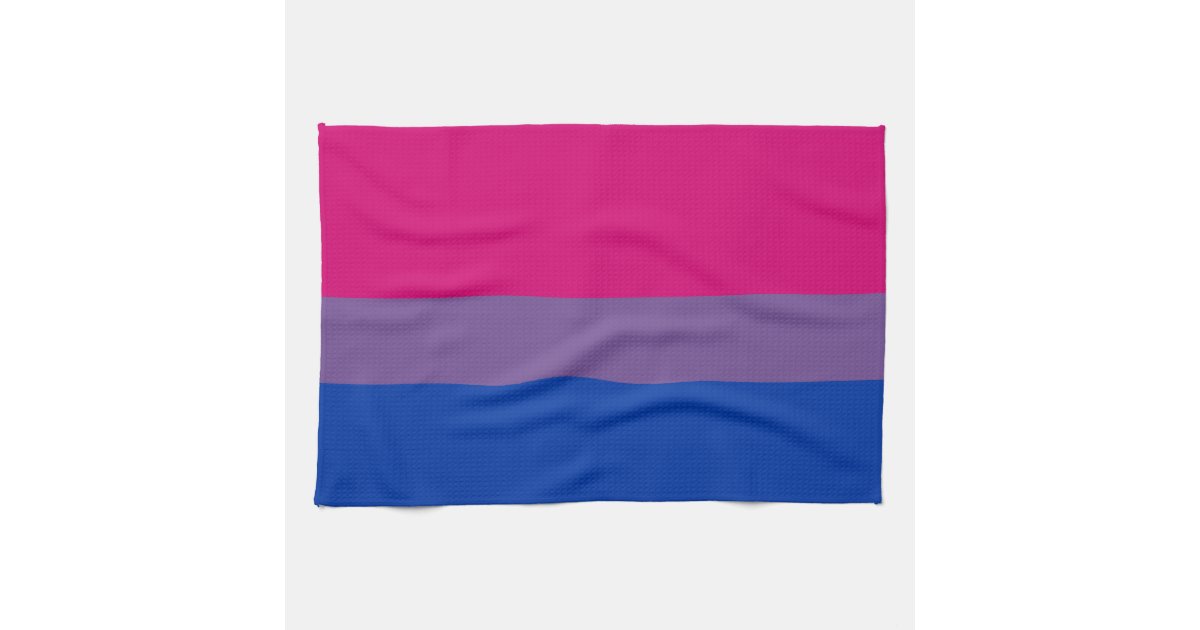 BISEXUAL FLAG ORIGINAL -.png Towel | Zazzle
