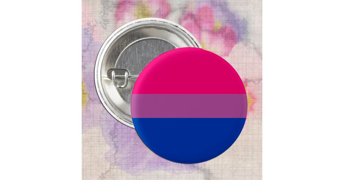 Bisexual Flag & Pride community / gender flag Button | Zazzle
