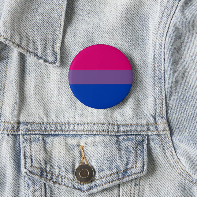 Bisexual Pride Flag Button | Zazzle
