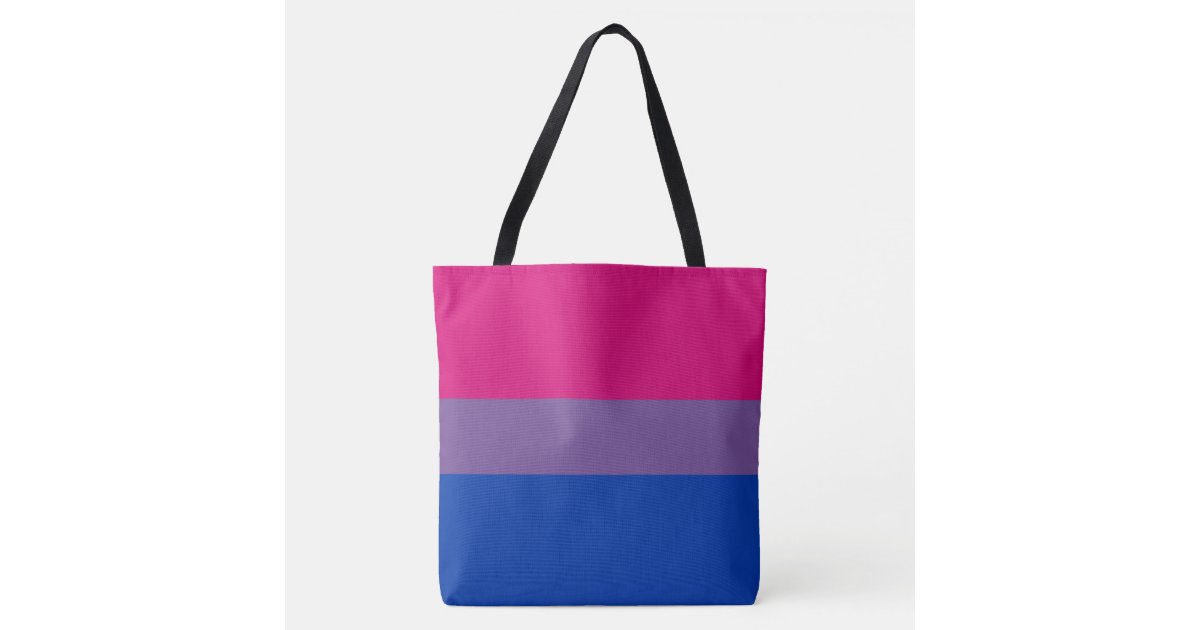 Bisexual Pride Flag Colors Lgbt All Over Print Tote Bag Zazzle