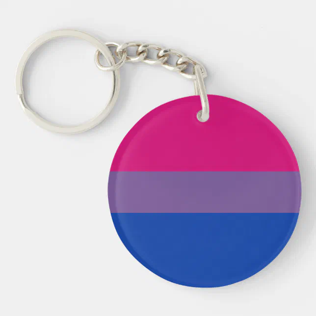 Bisexual Pride Flag Keychain | Zazzle