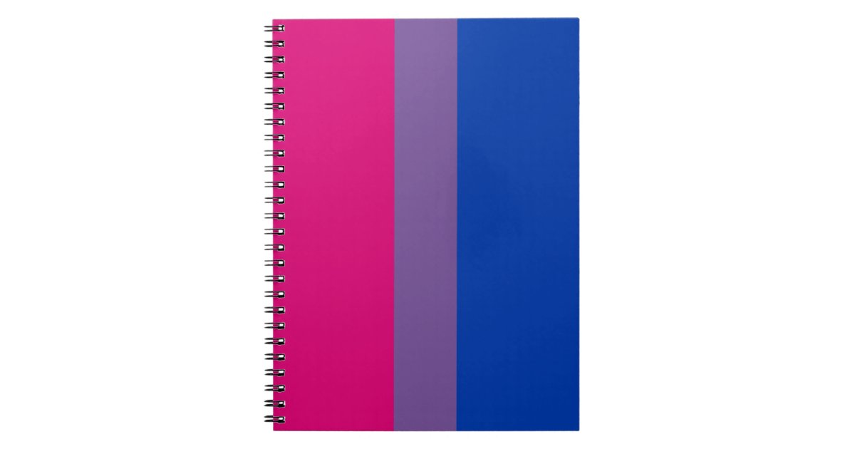 Bisexual Pride Flag Notebook | Zazzle