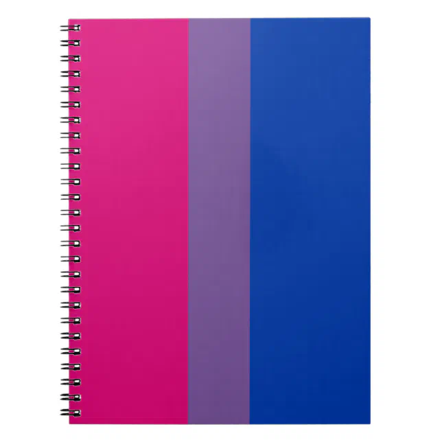Bisexual Pride Flag Notebook | Zazzle