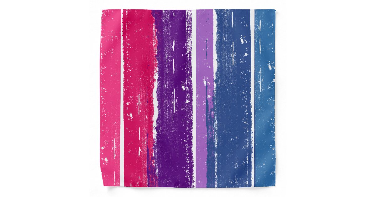 BISEXUAL PRIDE INK BAR BANDANA | Zazzle