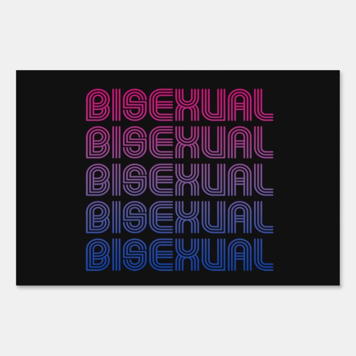 Bisexual Retro Pride Sign | Zazzle.com