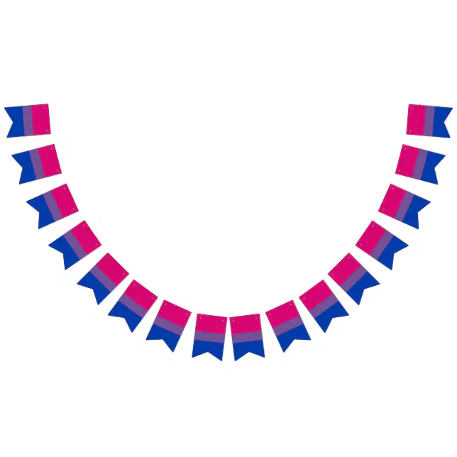 Bisexuality pride flag banner | Zazzle