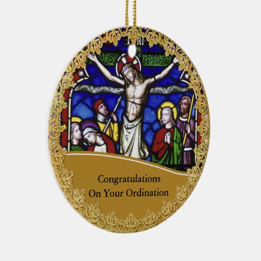 Bishop Ordination Ordained Commemorative Gift Ceramic Ornament | Zazzle