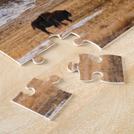 Bison Migration Jigsaw Puzzle | Zazzle