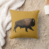 Bison Throw Pillow | Zazzle
