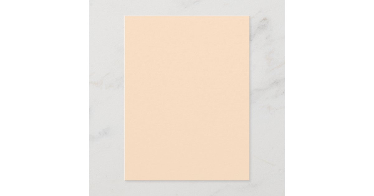 Bisque Beige Cream Solid Trend Color Background Postcard | Zazzle