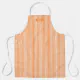 Bistro Foodie Orange Spice Café Stripe Pattern Apron | Zazzle